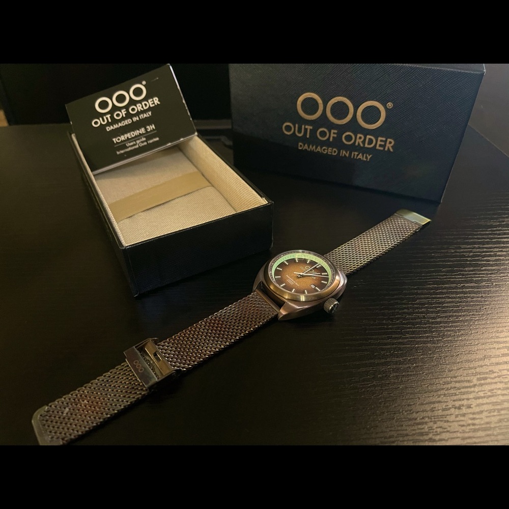 (Rare Collector)Ooo Out Of Order Watch Torpedine3h - Gem